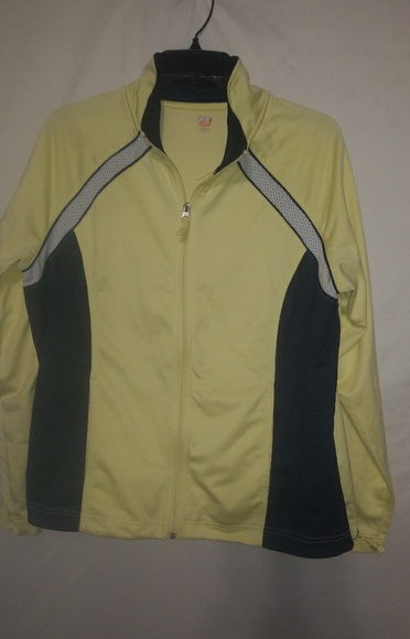 SJ Performance | Jackets & Coats | Sj L Butter Yellow Black Warmup ...